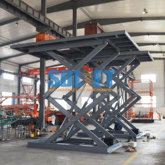 Scissor Lift Portable Otomotif Untuk Sistem Parkir Lift Mobil Otomatis